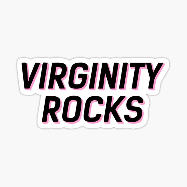"VIRGINITY ROCKS-LOGO" Sticker for Sale by NolanKuhl55 | Redbubble