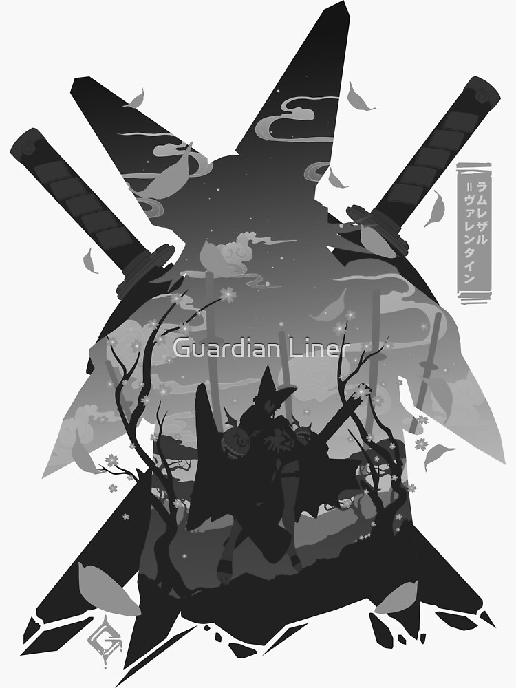 "Guilty Gear Ramlethal" Sticker by lasangelo | Redbubble
