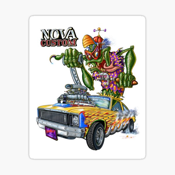 "Nova Custom" Sticker for Sale by Terry Smith | Redbubble