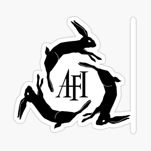 "AFI art" Sticker by abasham6w | Redbubble