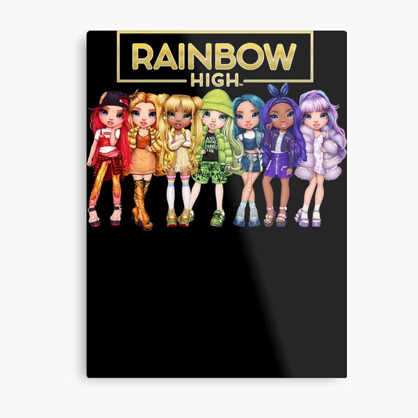 "Rainbow High main characters and logo" Metal Print by WilliamJordan5 ...