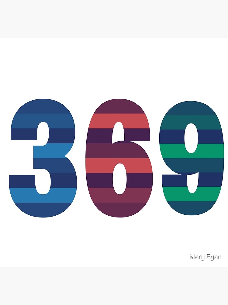 Tesla Magic Manifesting Numbers In Bold And Strong Stripes In Blues