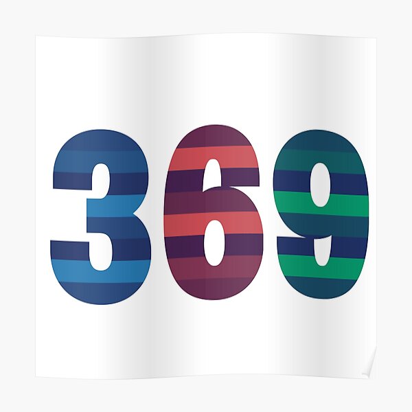 Tesla Magic Manifesting Numbers In Bold And Strong Stripes In Blues