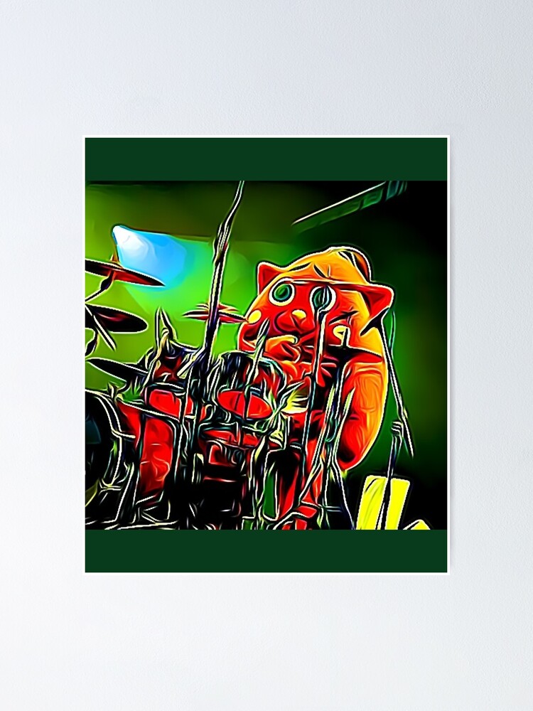 "Nyango Star - drummer, nyango, mascot, drums, funny, mascot drummer ...