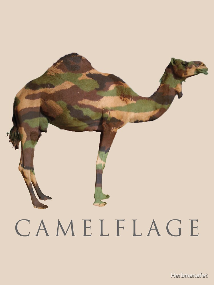 "Camelflage" T-shirt by Herbmanafet | Redbubble