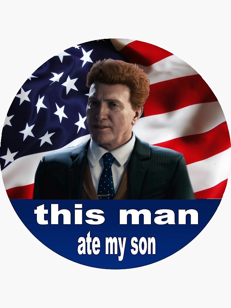  norman Osborn This Man Ate My Son Sticker Sticker By The botnik 