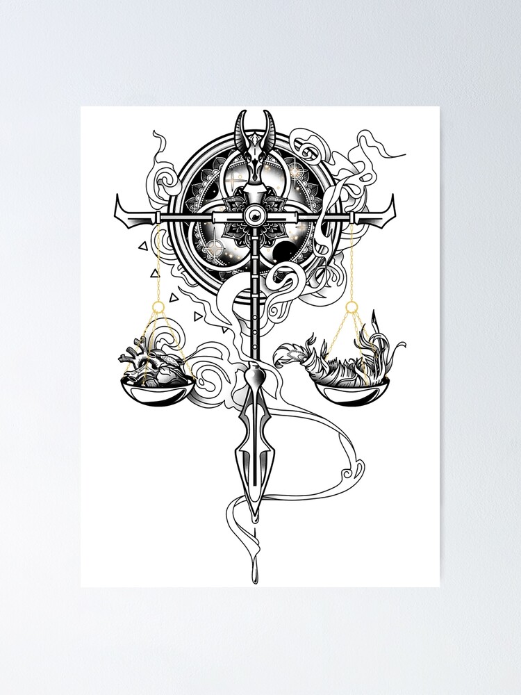 "Scales of Anubis" Poster for Sale by VivianneHand | Redbubble