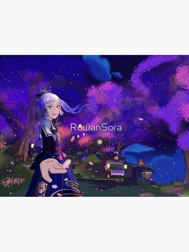 "Kamisato Ayaka's Hanami Festival Tour" Poster for Sale by RowanSora | Redbubble