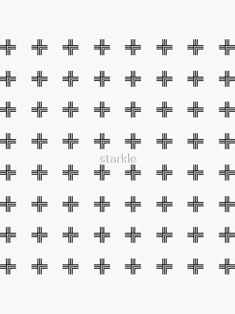 "Geometric Plus Sign Pattern" Sticker by starkle | Redbubble