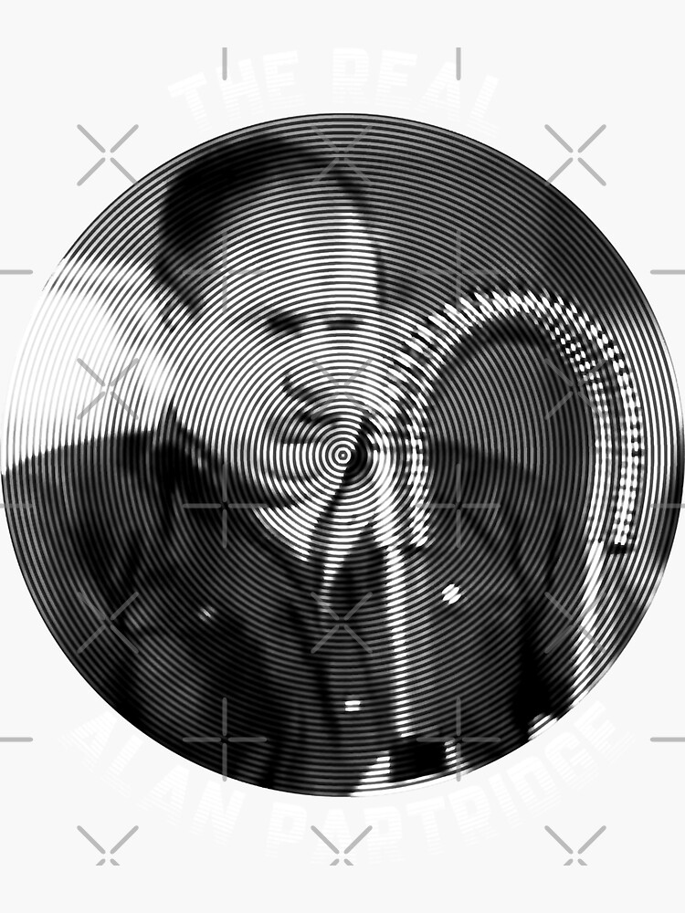 "Mens Best Brookside Alan Partridge" Sticker by EmilyBatz1996 | Redbubble