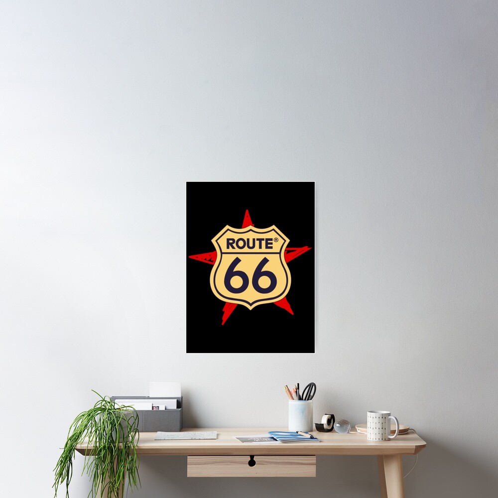 Póster «Ruta 66 - ruta histórica 66 - señales de la ruta 66» de ...