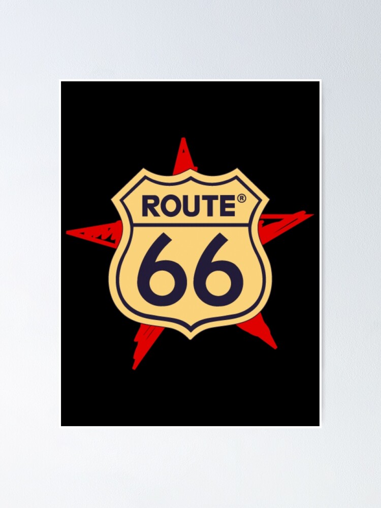 Póster «Ruta 66 - ruta histórica 66 - señales de la ruta 66» de ...