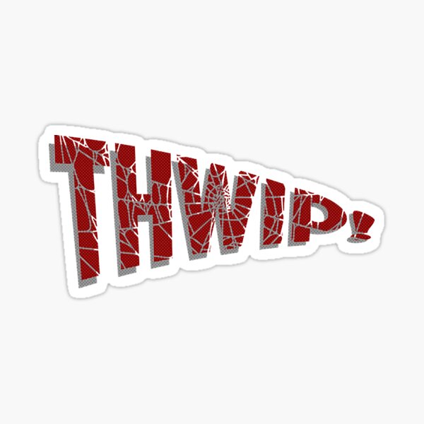"THWIP!" Sticker for Sale by Thadde61AI | Redbubble
