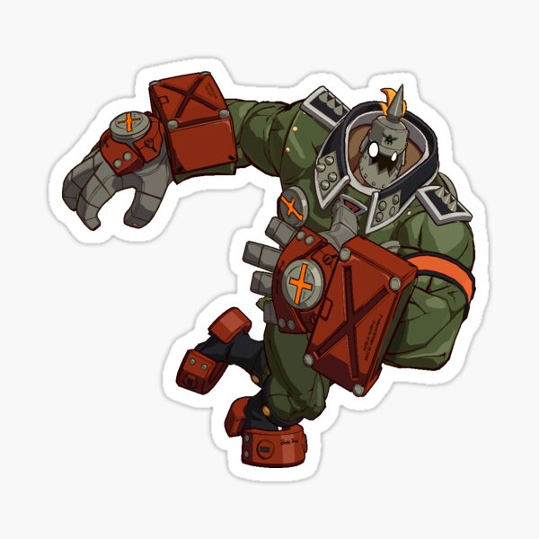 "Potemkin Buster XRD" Sticker for Sale by RedRageKnight | Redbubble