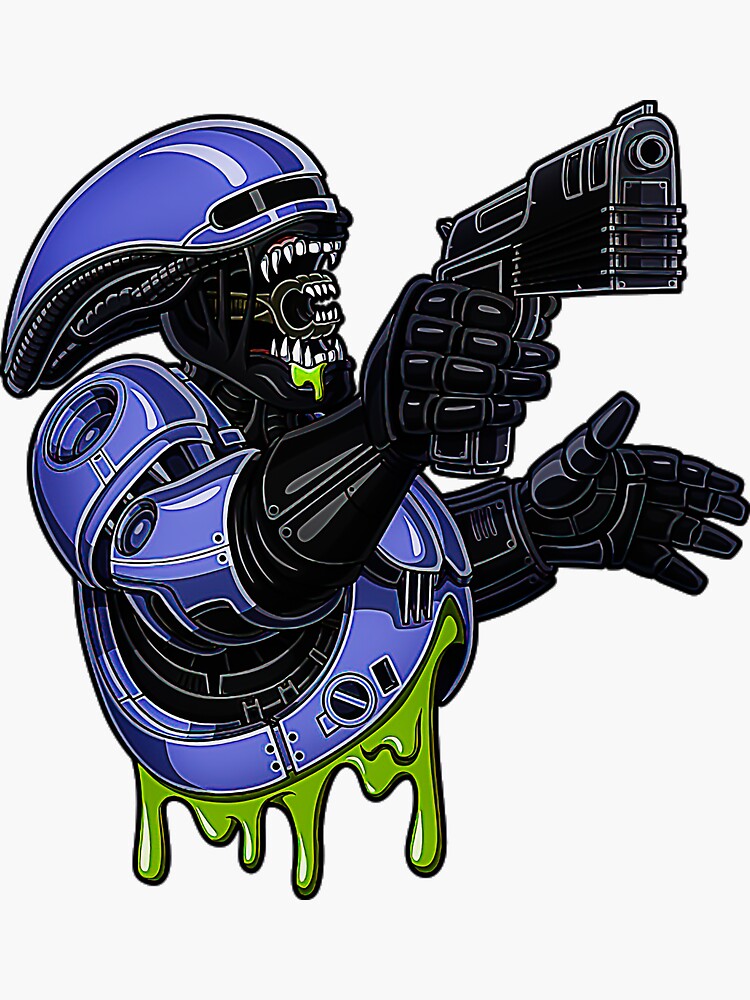 "Robocop gift" Sticker for Sale by stdragonew | Redbubble