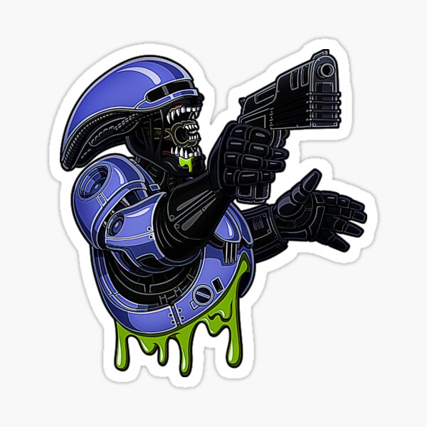 "Robocop gift" Sticker for Sale by stdragonew | Redbubble