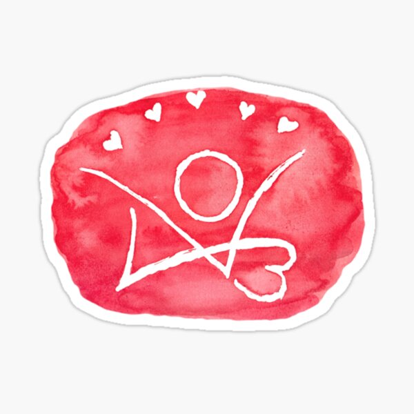 "AO3 Kudos " Sticker by HappyClamB | Redbubble