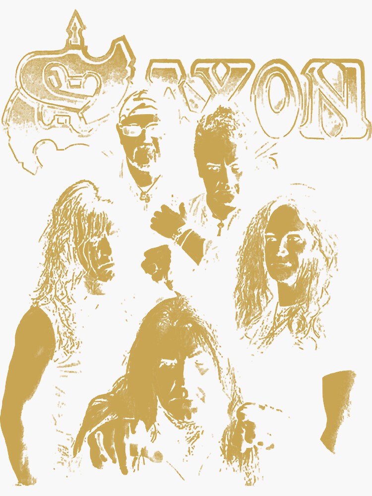 "Saxon" Sticker by johnsonn132 | Redbubble