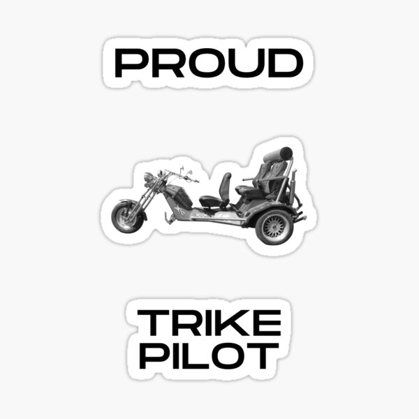 "Trike design, trike T-shirt, proud" Sticker for Sale by MayaAndNora ...
