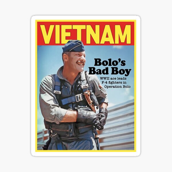 "Illustration Pop Art Robin Olds" Sticker for Sale by VikingZen | Redbubble