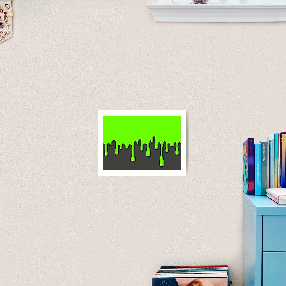"Pixel Slime" Art Print for Sale by GEEKsomniac | Redbubble