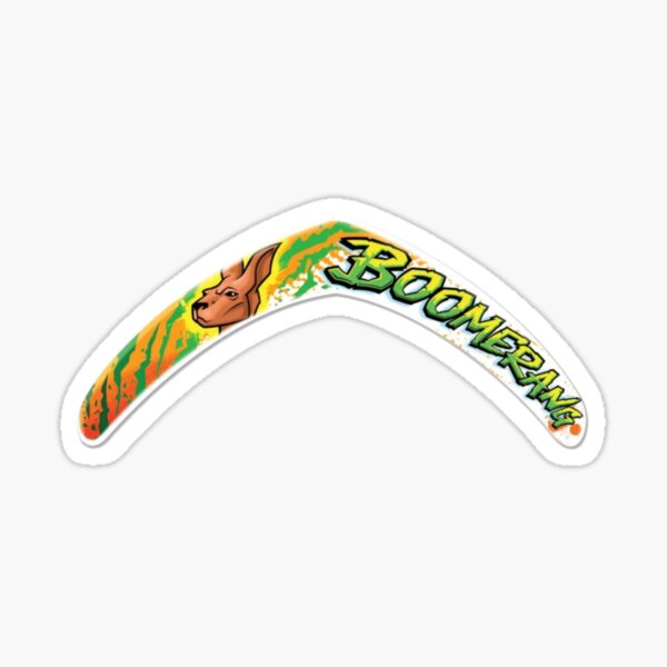 "Boomerang" Sticker by hasantha98 | Redbubble