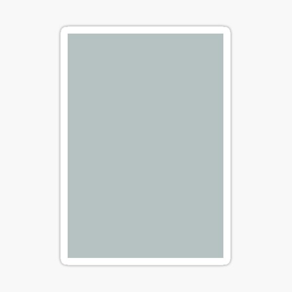 "Blue Grey Solid Color" Sticker by ZestyFruit | Redbubble