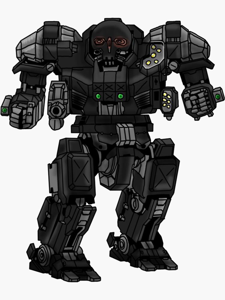 "Battletech Atlas D " Sticker by VMiranda-Store | Redbubble