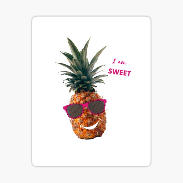 "I am sweet" Sticker for Sale by Annaibe | Redbubble