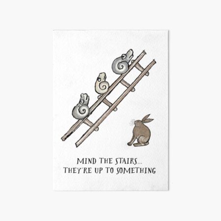 "Medieval Snails climbing a ladder" Art Board Print by ebrawne | Redbubble