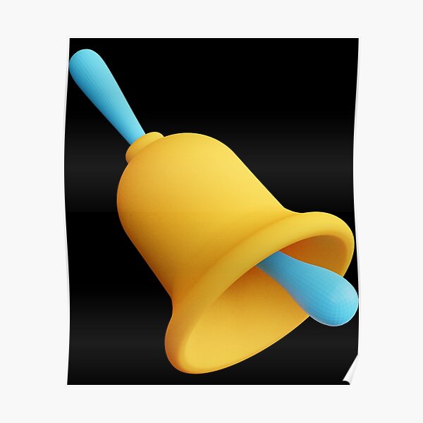 "Bell" Poster for Sale by 3Dimension | Redbubble