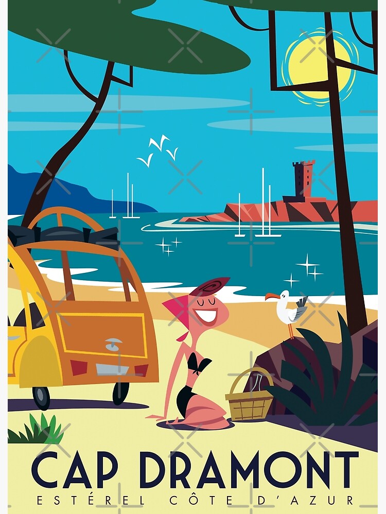 "Cap Dramont" Poster for Sale by GAGodel | Redbubble