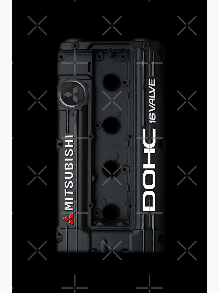 "4g63 DOHG Valve Cover PhoneCase" Sticker by cikawaode | Redbubble