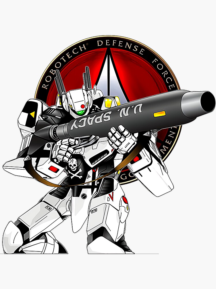 "Robotech Robotechhhhh" Sticker for Sale by Conoineda | Redbubble