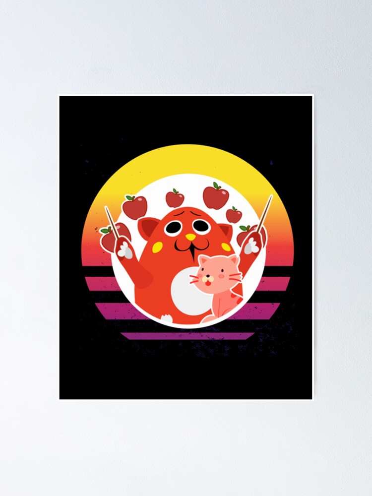 "Nyango Star Mascot Drummer" Poster for Sale by halley-g-shirts | Redbubble