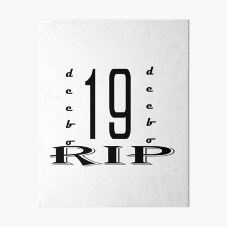 "next friday, rip deebo" Art Board Print by LalitaCustoms | Redbubble