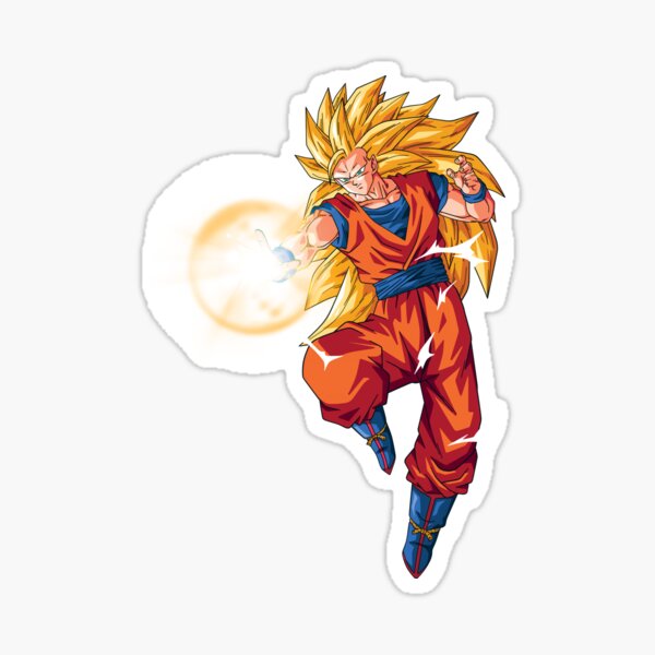 "Cartoon Art Son Goku" Sticker by Starlashop | Redbubble