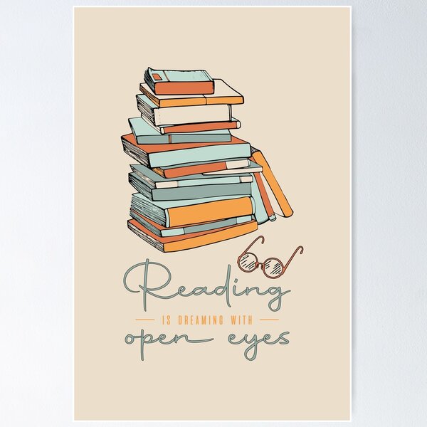 "Book Lovers Quote on Reading" Poster for Sale by studiopico | Redbubble