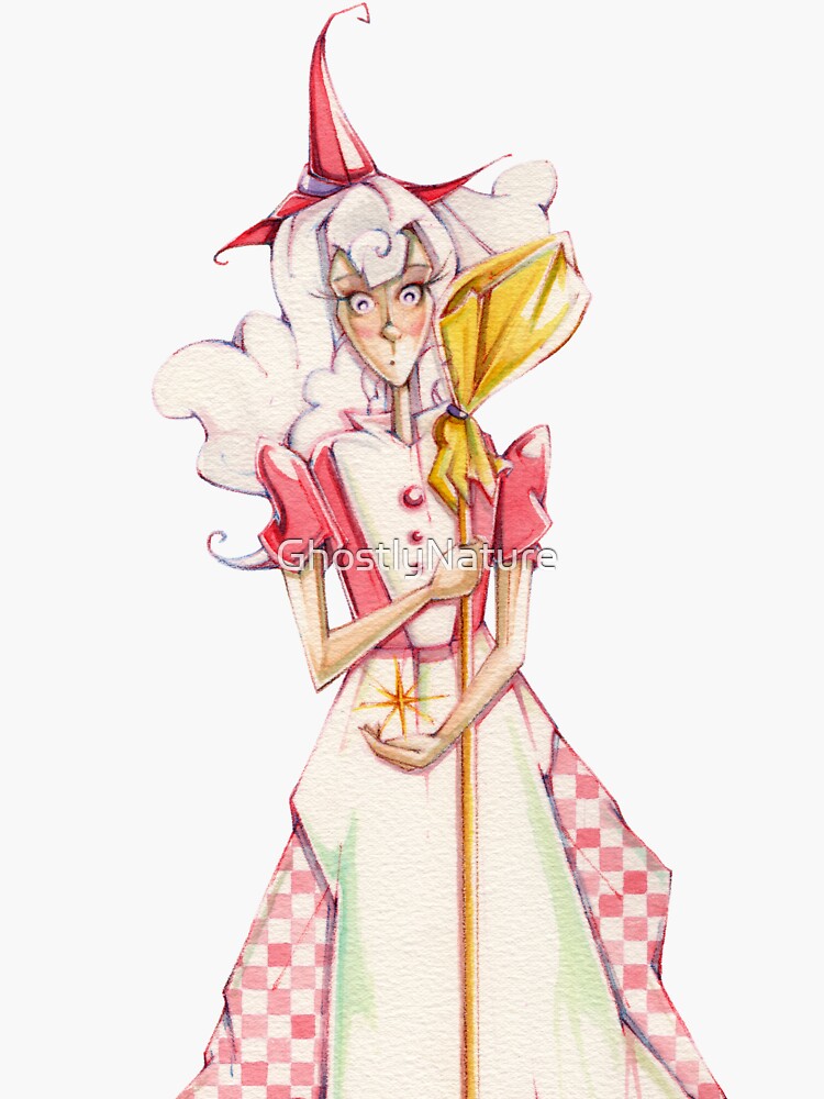"Star Witch " Sticker for Sale by GhostlyNature | Redbubble