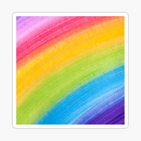 "Rainbow Color " Sticker by egypte1976 | Redbubble