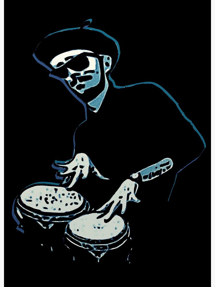 "Bongo Beatin' Beatnik (Blue)" Art Board Print for Sale by Bronzarino ...