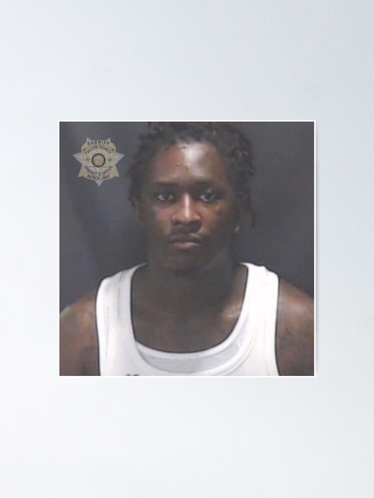 "Young Thug Mugshot" Poster for Sale by Deesappointment | Redbubble