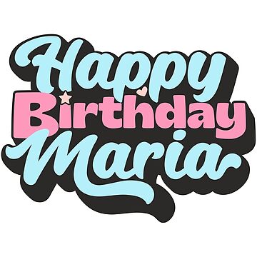 "Happy Birthday Maria, Gift for Maria, Custom Gift Maria, Personalized ...
