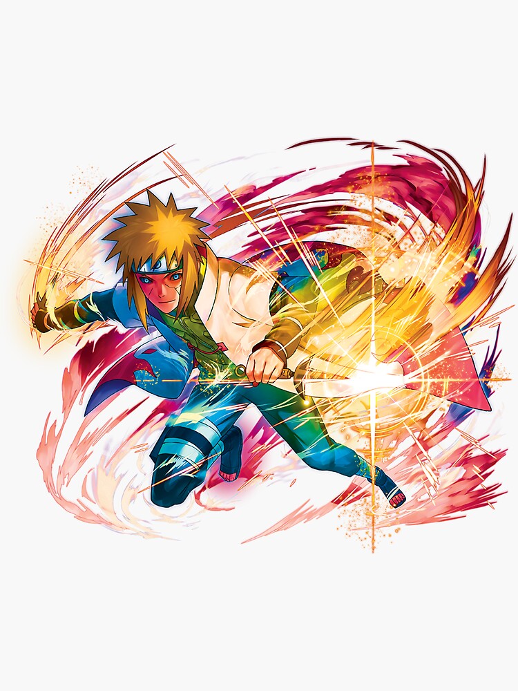"Cartoon Art minato" Sticker by Starlashop | Redbubble