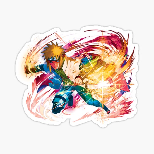"Cartoon Art minato" Sticker by Starlashop | Redbubble