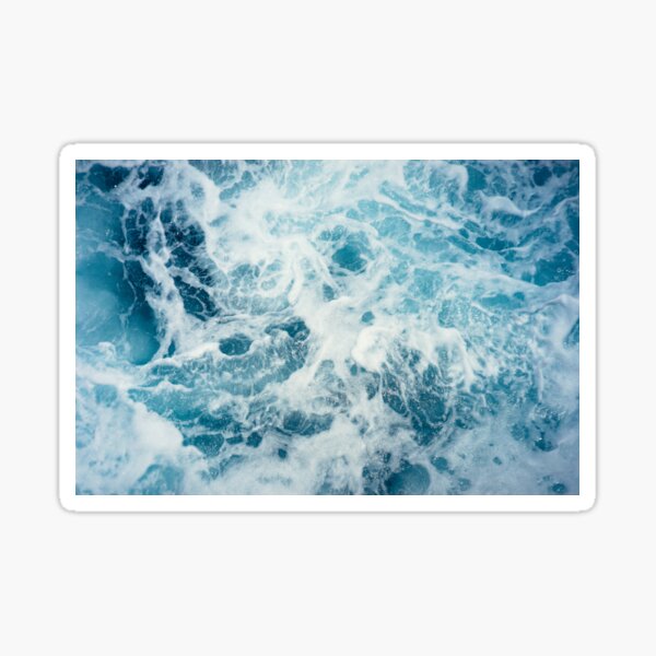 "Sea Waves in the Ocean" Sticker for Sale by TravelDream | Redbubble