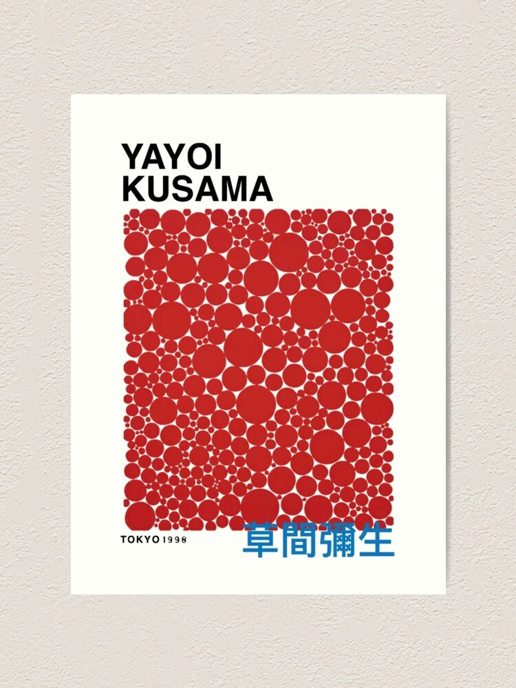 "Yayoi Kusama - Red Dots" Art Print for Sale by danteskeidesign | Redbubble