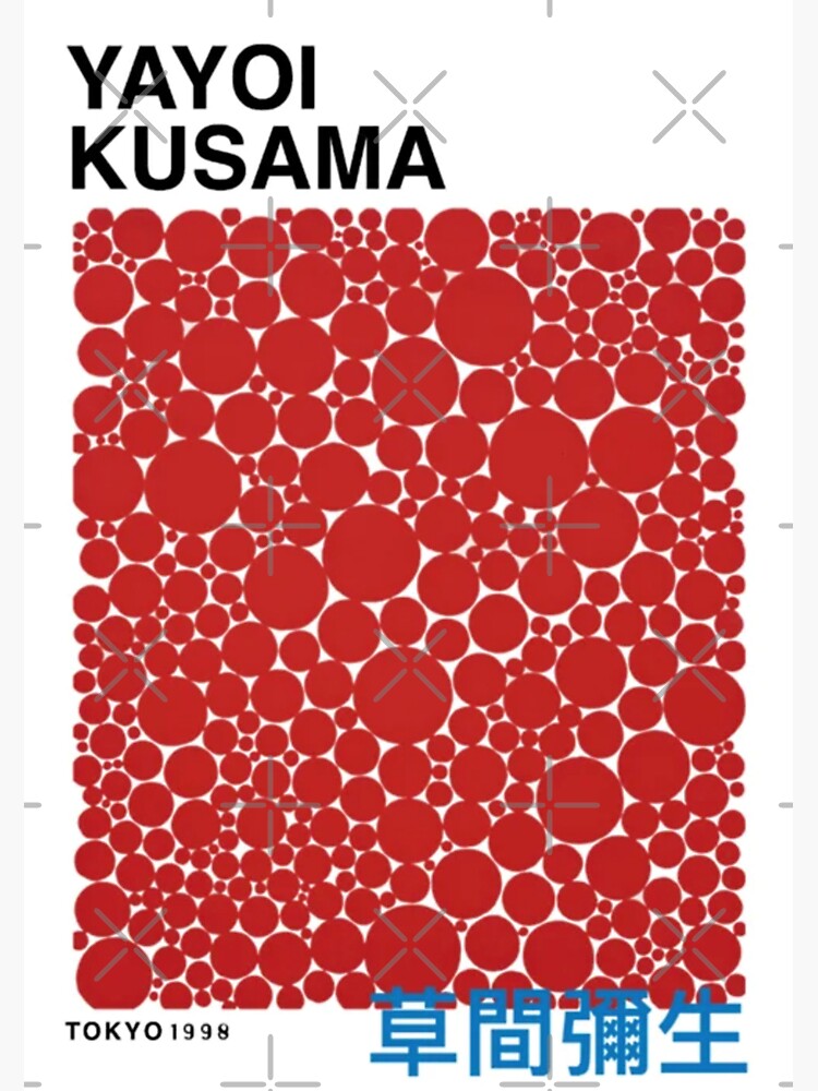"Yayoi Kusama - Red Dots" Sticker by danteskeidesign | Redbubble