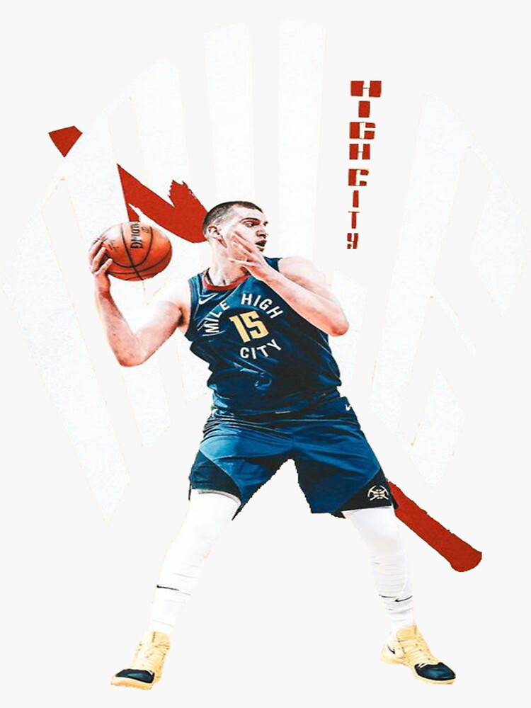 "nikola jokic " Sticker for Sale by gmaggs7x | Redbubble