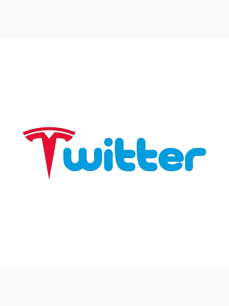 "Tesla Twitter" Poster for Sale by NabireGreen | Redbubble